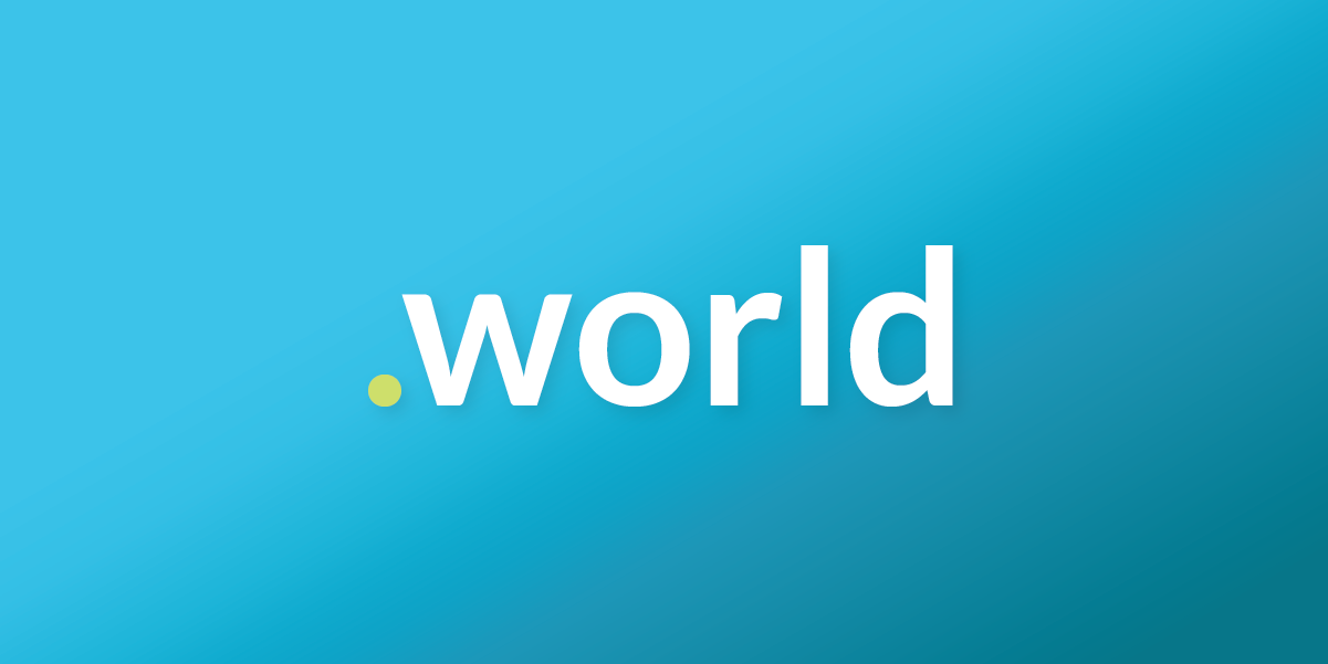 .WORLD domain registration | Get your .WORLD domain